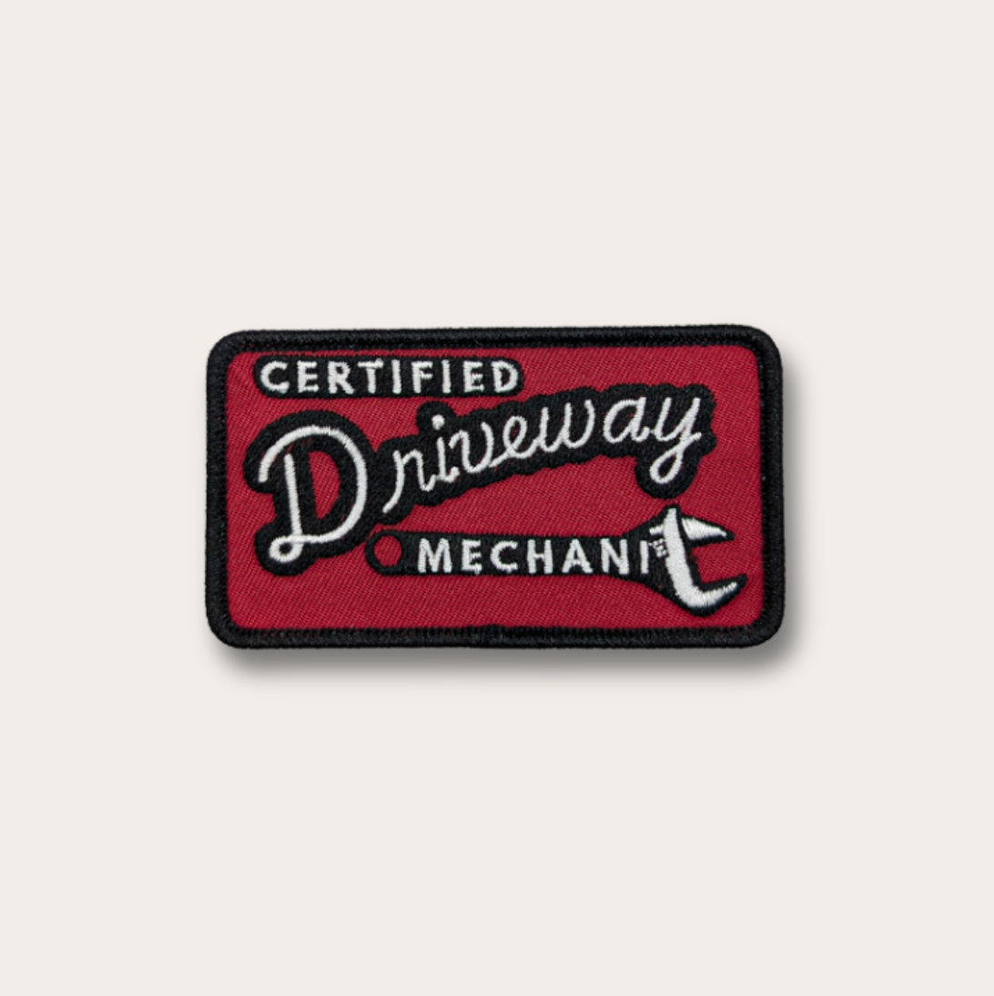 Certified Driveway Mechanic Patch – Whiskey Road Hat Company