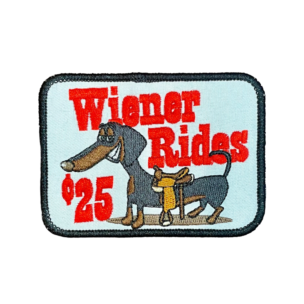 Wiener Rides Patch | Whiskey Road Hat Company