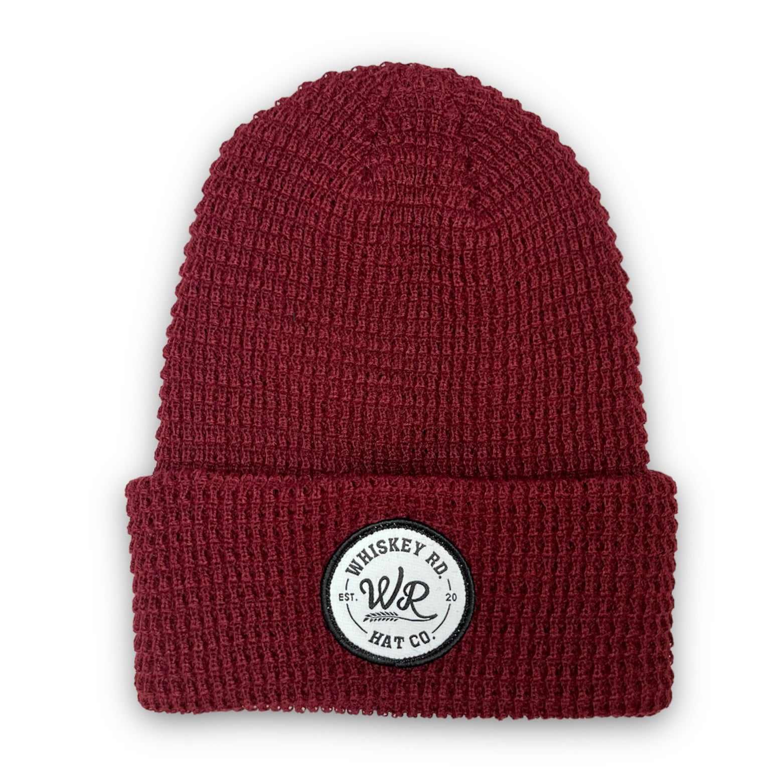 Maroon Waffle Cut Toque – Whiskey Road Hat Company